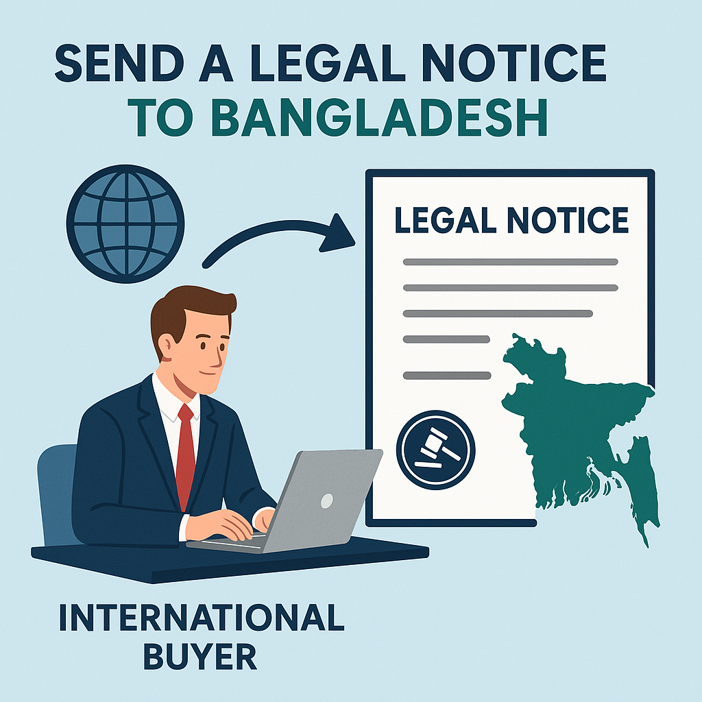 Send a Legal Notice to Bangladesh – Hassle-Free International Service
